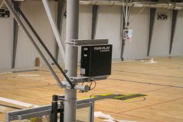 Shot Clock Support (6 5/8" Straight Mast - Offset) - Porter Athletic